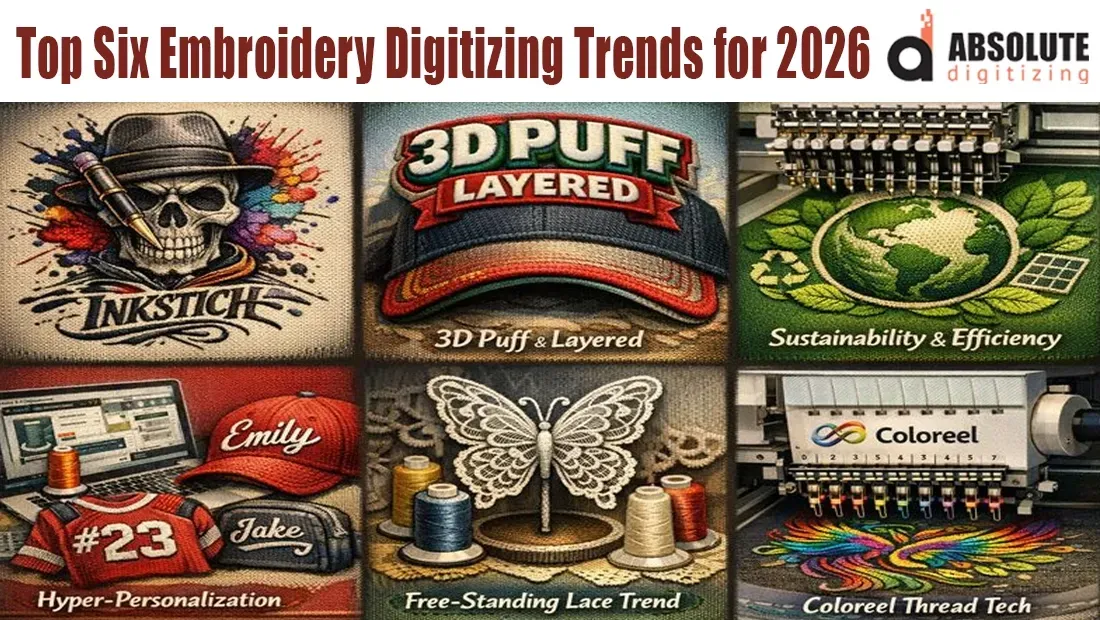 Embroidered Design Trends for 2026: Hot Hand-Stitch Art